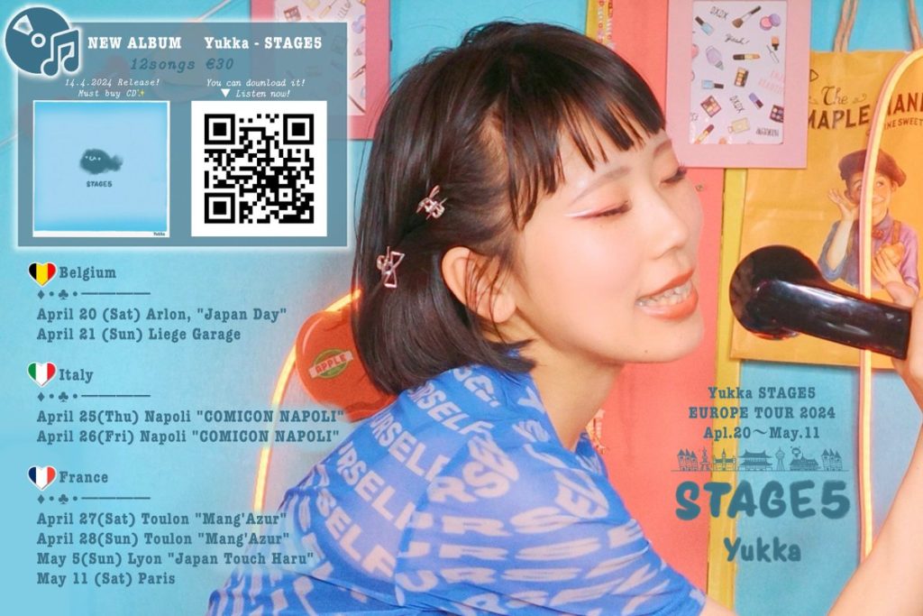 Yukka introducing her Album STAGE5 touring Europe — EN.CORE ROCKS