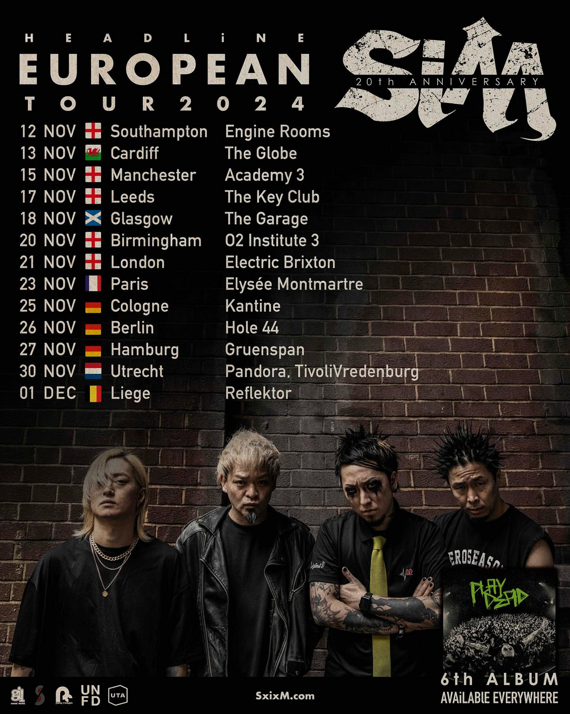 SiM returning to Europe with headlining World Tour — EN.CORE ROCKS